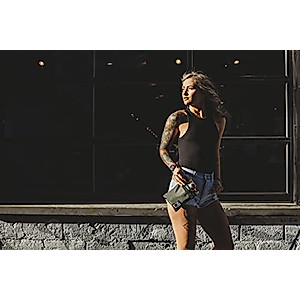 DIME BAGS Omerta Capo Carbon Filter Pouch Dual Velcro Seal | Carbon-Lined Pouch with Activated Carbon Technology (6 Inch, Black)