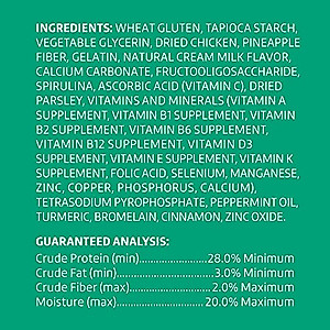 Amazon Brand - Wonder Bound Dog Dental Treats, Fresh Mint Flavor, Large, 9 Count, 16 Oz