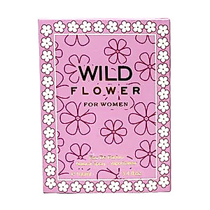 META-BOSEM Wild Flower Pink, Women Perfume Eau de Parfum Natural Spray - Floral Notes - Sweet Fresh Scent - Great Holiday Gift - for All Day Use - a Classic Bottle, 3.4 Fluid Ounce/100Ml