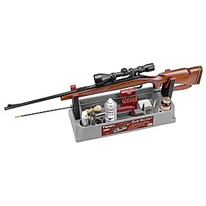 Tipton Gun Butler with Non-Marring Cleaning Forks and Storage Compartments for Secure Firearm Cleaning and Maintenance Green