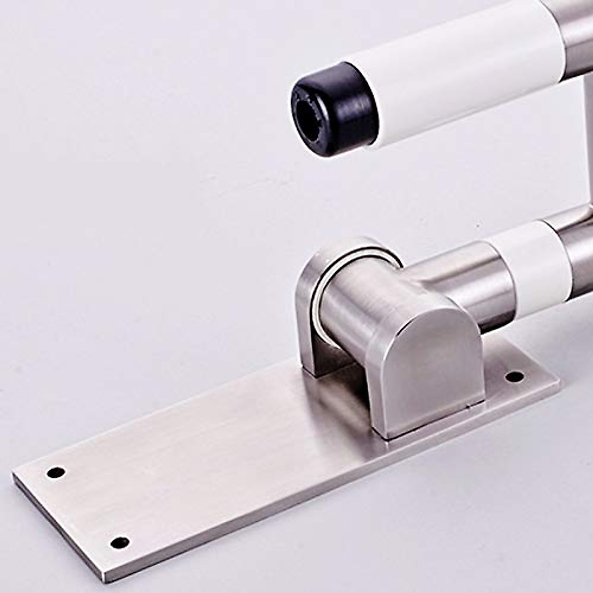 Bathroom Grab Bar, Stainless Steel Shower Safety Grab Bars, Folding Handrail Elderly Bathroom,for Bathroom Bathtub Toilet Kitchen/White/60Cm (White 75