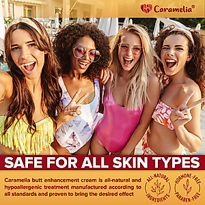 Caramelia Butt Enhancement & Enlargement Cream - Works for Your Buttocks - Butt Becomes Tightened and More Elastic without Injections - Lifts Muscles, Creating Beautiful Picture of Self-Confident Lady