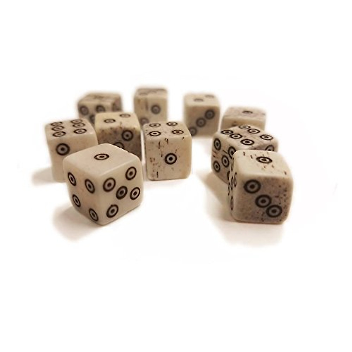 Genuine Bone Dice Set (Hand Carved)