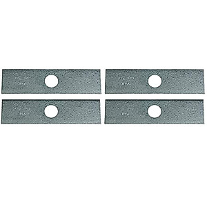 Peach Country Edger Blade 2" W X 8" L X .120" THK with 1 Inch Center Hole 375-301 for Green Machine,Husqvarna,Shindaiwa,Echo,Red Max,Ryobi (4)