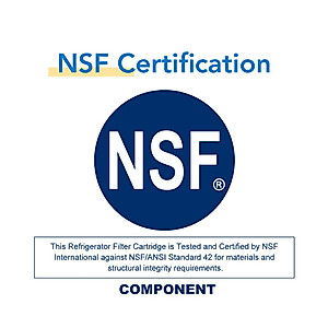 Aqua Fresh MWF Refrigerator Water Filter Replacement Compatible with GE SmartWater MWF, MWFA, MWFP, MWFINT, GWF, 46-9991, HDX FMG-1, WFC1201 (6 Pack)