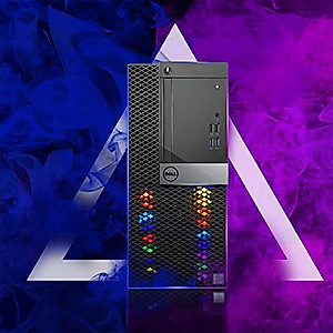 Dell Gaming PC Desktop Computer - Intel Quad I5 up to 3.6GHz, GeForce GTX 1660 Ti 6G, 32GB DDR4 Memory, 128G SSD + 3TB, RGB Keyboard & Mouse, WiFi & Bluetooth 5.0, Win 10 Pro (Renewed)