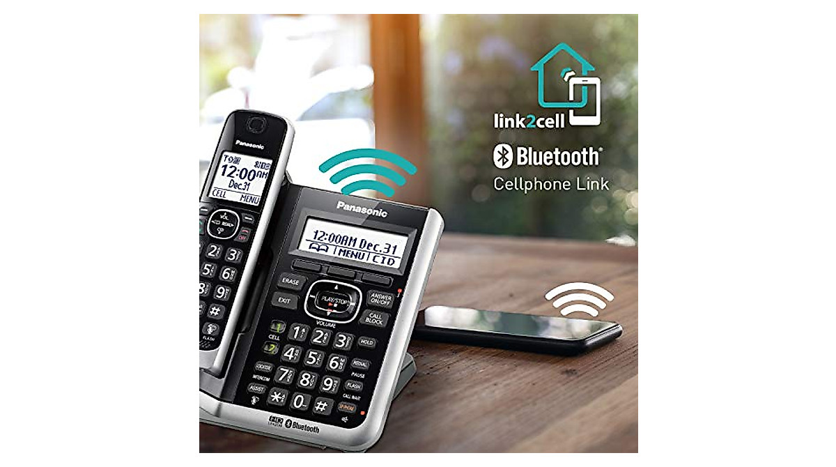 Panasonic Link2Cell Bluetooth Phone System with HD Audio & Voice Assistant