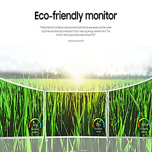 Samsung Curved White Monitor for Business 27inch 1080p LED Widescreen AMD FreeSync 60Hz Refresh Rate 4ms 3000:1 Contrast Ratio Anti-Glare VGA D-Sub DisplayPort, HDMI Cable