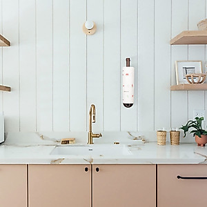 Jeasor Industrial Iron Pipe Kitchen Paper Towel Holder, Vintage Farmhouse Heavy Duty DIY Industrial Rustic Wall Mount Paper Towel Rack for Kitchen Bathroom(1, Bronze)