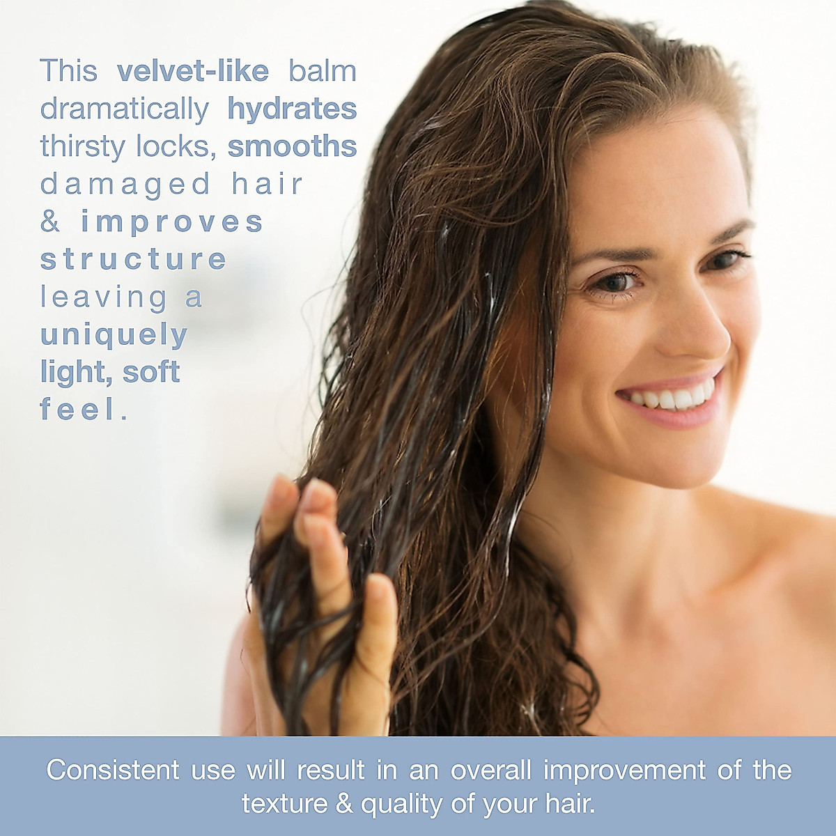 SIMPLY SMOOTH Xtend Deep Conditioner Lightweight Intense Conditioning Treatment Create Extreme Softness Restore & Repair Damaged, Keratin Depleted Hair Hydrate Dry, Color Treated Hair 8.5 Oz