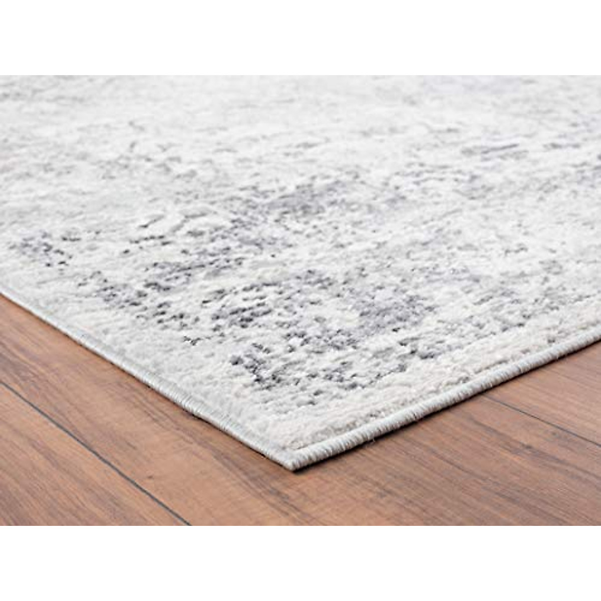 United Weavers of America, Austin Clark Blue Accent Rug Classic Indoor Rug with Jute Backing. Transitional Rugs, Grey, 1'11" x 3' (4540 20472 24)