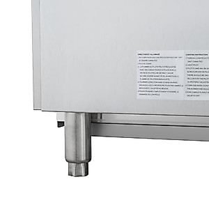 KoolMore 48 in. Natural Gas 4- Burner Griddle with 90,000 BTU in Stainless-Steel, ETL Listed (KM-GG4-48M)