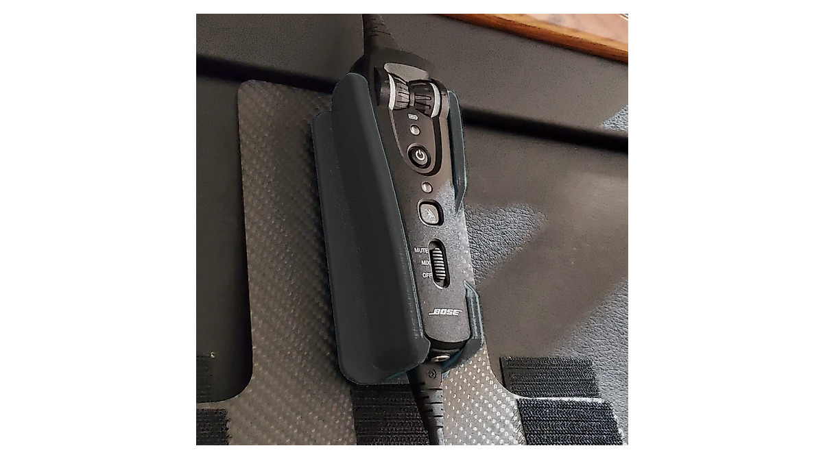 Bose A20 Headset Control Mount: Secure & De-clutter Your Cockpit