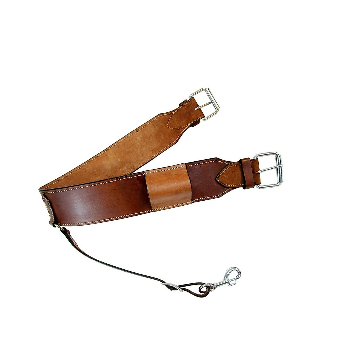 Handmade Western Saddle Rear Cinch Hand Tooled Leather Horse Saddle Back Girth Flank Cinches LC-012