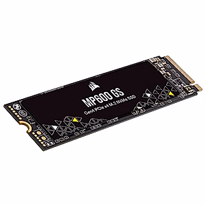 Corsair MP600 GS 2TB PCIe Gen4 x4 NVMe M.2 SSD – High-Density TLC NAND – M.2 2280 – DirectStorage Compatible - Up to 4,800MB/sec – Great for PCIe 4.0 Notebooks - Black