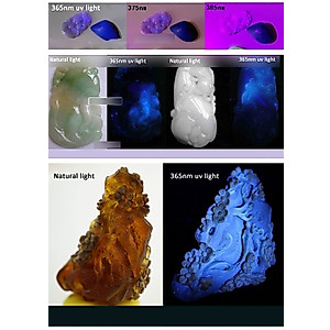 WKDUN C8 365nm 5W UV Flashlight Torch in Leak Detection, Forensics, Law Enforcement, Coating Inspection, Fugitive Glue, Curing, Special Effects, Urine Displays, Exhibits and More Long Version