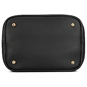 Bucket Bag Women Black-Expatrié"Claire" Small Handbag Tote Ladies Casual Purse