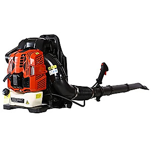 Voohek Backpack Leaf Blower, Gas-Powered, 76cc 4-Cycle Engine, Gasoline Blower, 750CFM, Red (YC109)