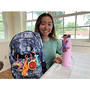 GIANTmicrobes Genetics Themed Gift Box, Genetics Gifts, DNA Gifts, Genetic Counselor Gifts, Genealogy Gifts, Gifts for Genealogists, DNA Plush Keychain, Ancestry Gift, Funny Science Teacher Gifts