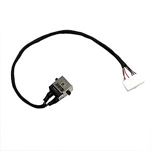 GinTai DC Power Jack w/Cable Socket Plug Connector Charging Port Replacement for ASUS X550J