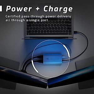 OWC USB-C to Dual HDMI 4K Display Adapter with DISPLAYLINK for Apple M1 Mac or Any Mac or PC with USB-C or Thunderbolt