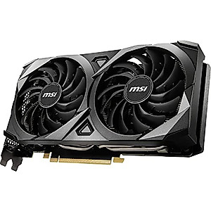 MSI Gaming GeForce RTX 3060 Ti LHR 8GB GDRR6X, 256-Bit, HDMI/DP, Nvlink, Torx Fan 3, Ampere Architecture OC Graphics Card (RTX 3060 TI Ventus 2X 8GD6X OC)