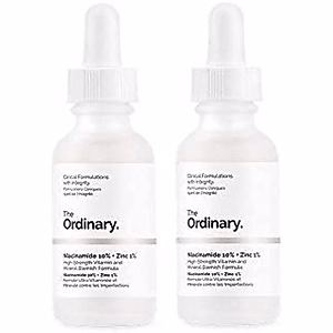 2 Packs of The Ordinary Niacinamide 10% + Zinc 1% 30ml