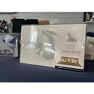 EVORETRO Display Case Protector Compatible with Pokémon TCG Sword & Shield Charizard Ultra Premium Collection Box (Pokemon Collection Box NOT Included) 0.50mm PET Plastic Protector Case