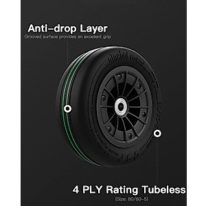 stio Front Wheel Assembly for Go Kart Pro and Gokart Bundle, Compatible with Ninebot by Segway GoKart Pro/Gokart Kit, Gokart Karting Front Wheel Replacements Kart Kit Refit Original Accessories