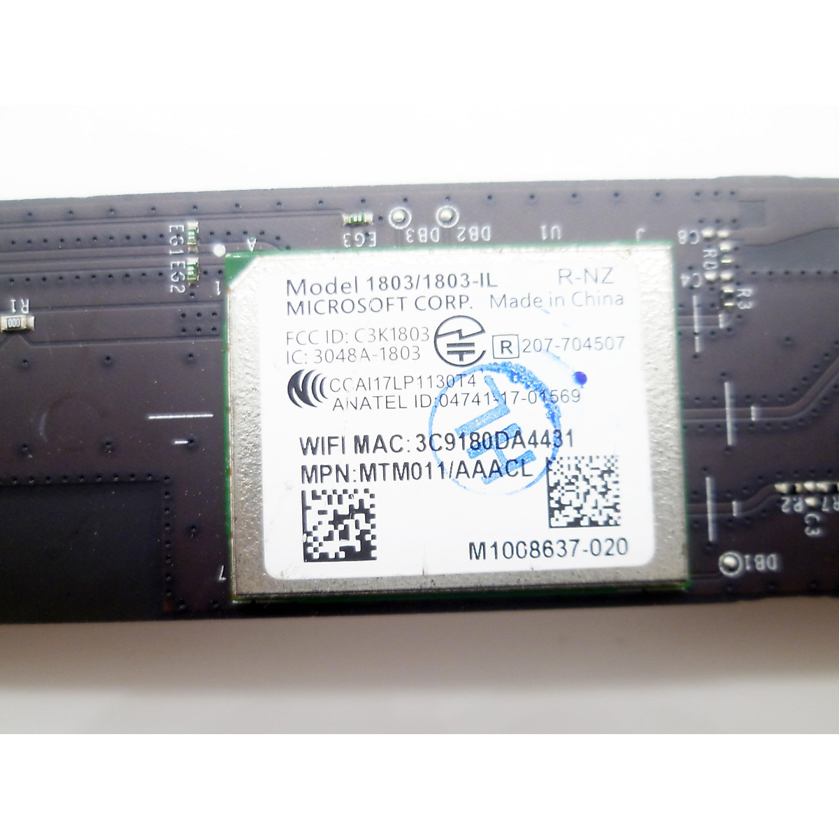 Internal Power Switch On Off Circuit Board Module Replacement Part for Microsoft Xbox One X Console