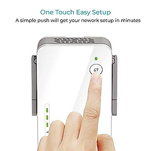D-Link WiFi Range Extender, AC1750 Plug In Wall Booster, Dual Band Gigabit Wireless Repeater and Smart Signal Indicator (DAP-1720),White