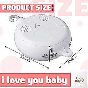 Mobile Baby Music Box Crib Mobile Box with Music Mobile Musical Replacement Nursery Mobile Motor Rotating Baby Crib Mobile Music Box Thirty-Five Lullabies Battery Operated