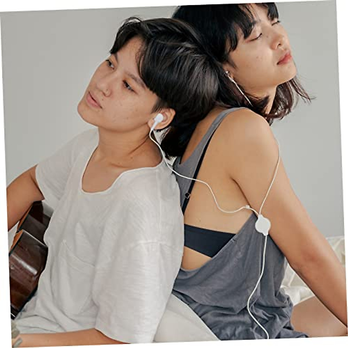 LIGHTAOTAO Over-Ear Headphones Noise Headphones Cancelling Noise Reducing Ear Plugs Wrap Around Earphones Earbuds Wired Noise Canceling Headphones Earplugs Soundproof Plug White Mp3