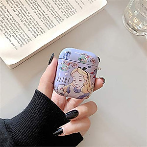 Besoar for AirPods 2/1 Case Cartoon Cute Kawaii Cases for Apple AirPod Air Pods Design Character Anime Fashion IMD Cover Cool Unique Funny Fun Soft Coves for Girls Girly Boys for AirPod 1&2(Alisi)
