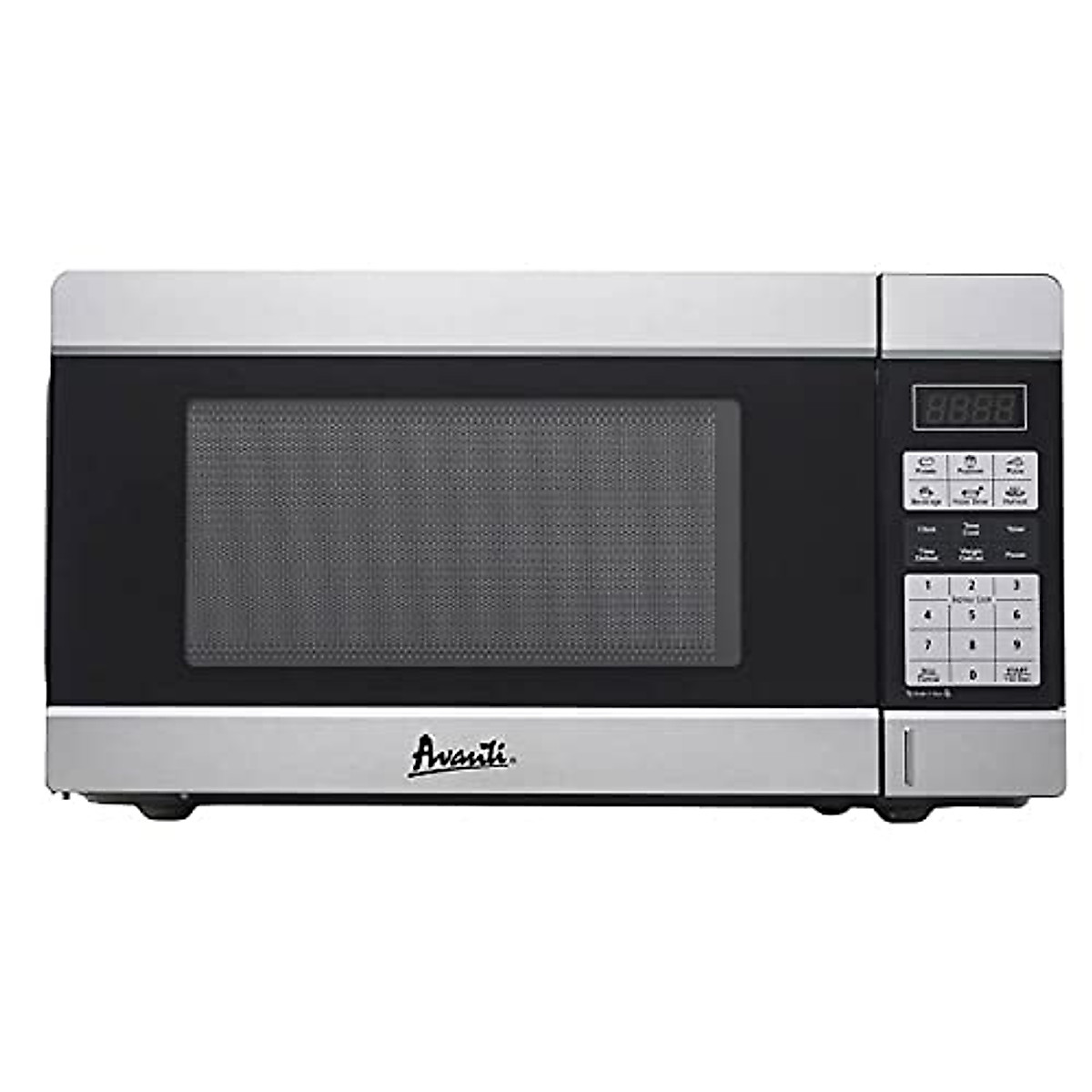 Avanti 0.9 cu. ft. 900 watts Microwave Oven Touch pad, 10 Power Level, 6 one-touch, Speed defrost setting, Cook/defrost by weight, Digital clock/timer, Child safety lock, in Stainless Steel (MT91K3S)