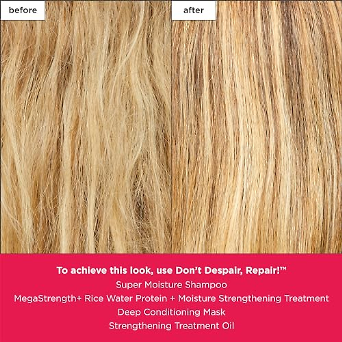 Briogeo Don't Despair, Repair! Megastrength+ Rice Water Protein Treatment, Moisture Strengthening Hair Treatment, Dry and Damaged Hair, Vegan, Cruelty-Free, 5 fl oz
