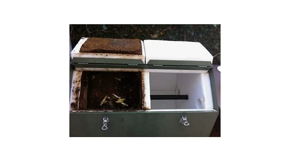 Jora Composter JK 270 - Large Dual Chamber Compost Tumbler for ...