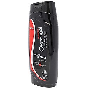 Grisi Organogal Shampoo| Darkening Shampoo with Cactus Extract, Darkening Hair Product for Gray Hair; 13.5 Fl Ounces