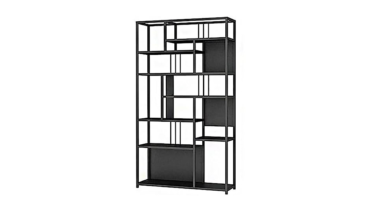 DESONIX Nordic Wrought Iron Bookshelf - Multi-Layer Design