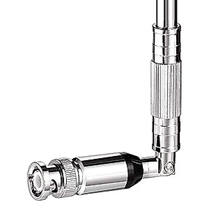 Bingfu 20-1300MHz Police Scanner Antenna 8 Section Telescopic BNC Male Ham Radio Antenna Handheld CB Radio Antenna Compatible with Uniden Bearcat Whistler Radio Scanner Cobra Midland Portable CB Radio