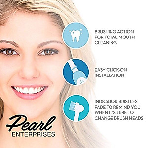 Replacement Brush Heads Compatible with Oral B Braun- Pack of 4 Precision Clean Electric Toothbrush Heads for Oralb PLUS 4 Bonus Protective Travel Covers – for Travel and Sanitary Convenience