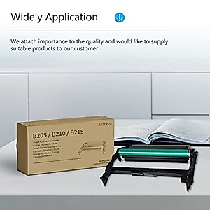 B205/ B210/ B215 Black Standard Capacity Drum Cartridge 101R00664 - UOTY Compatible 1 Pack 101R00664 Drum Replacement for Xerox B210 B205 B215 Printer