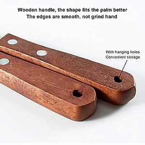 3 pieces waxing stainless steel spatula for clean application of wax or sugaring paste, wax spatula metal spatula for Brazilian waxing, stainless steel hair removal and wax spatula