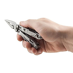 SOG Multitool Pliers Pocket Knife – PowerPint EDC Tool and Compact Lightweight Multi Tool w/ 18 Multitools in Multi-Purpose Tool (PP1001-CP)