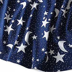 QUCH Womens Pajama Sets Plus Size Sleepwear Tops with Capri Pants Cotton Pajamas Set for Women Soft Comfy Cute Pj SetsSet DarkBlue Star XL