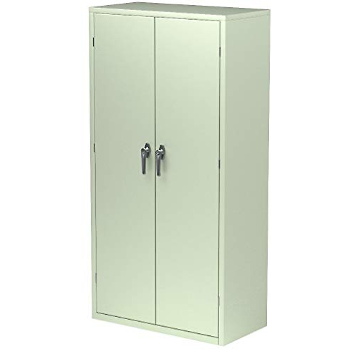HON Assembled Storage Cabinet, 36w x 24.25d x 71.75h, Light Gray