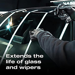 Nasiol GlasShield Powerful Nano Rain Repellent Protection Spray, Quick Detailer, Hydrophobic Car Spray, Effective Protection Up to 2 Years, Hydrophobic Coating, Water Repellent for Vehicle Windows