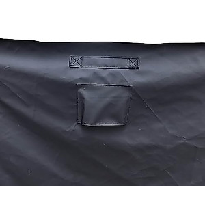 BBQ Coverpro Gas Fire Pit Cover Square - Premium Patio Outdoor Cover Durable and Waterproof,Fits for 30 inch,31 inch,32 inch Fire Pit/Table Cover,Black (Square 32" L x 32" W x 24" H)