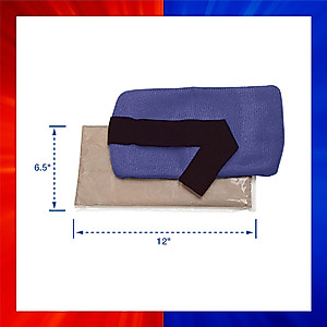 ThermiPaq Reusable Hot Cold Pack Ice Pack For Injuries - Shoulder, Elbow, Ankles, Back and Knee Ice Pack, Medium, 12 inches x 6 inches, Shoulder Ice Pack, Reusable Heat Pack