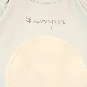 Disney Baby Girls Thumper Sleepsuit and Hat Footies Grey 6-9 M